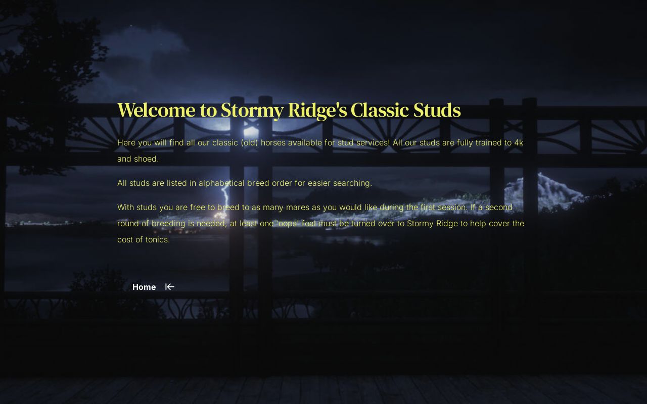 Stormy Ridge Classic Studs